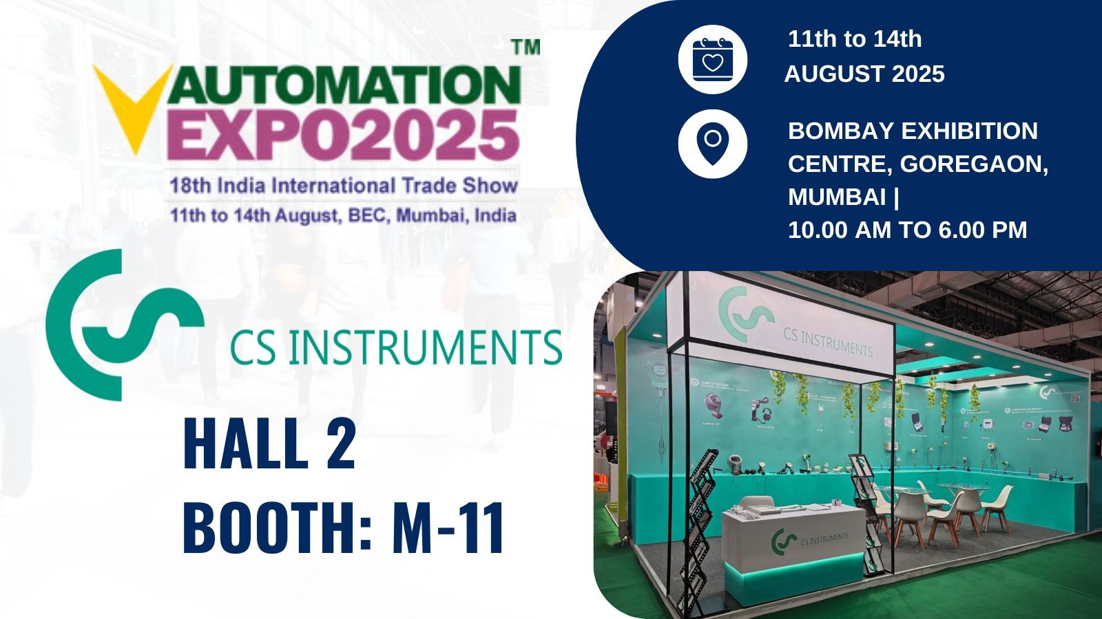 Cs Instruments At Automation Expo 2025 Cs Instruments